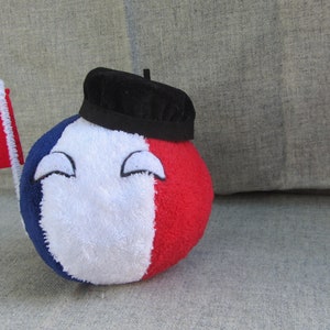 France Countryball With Accessories, Polandball - Etsy