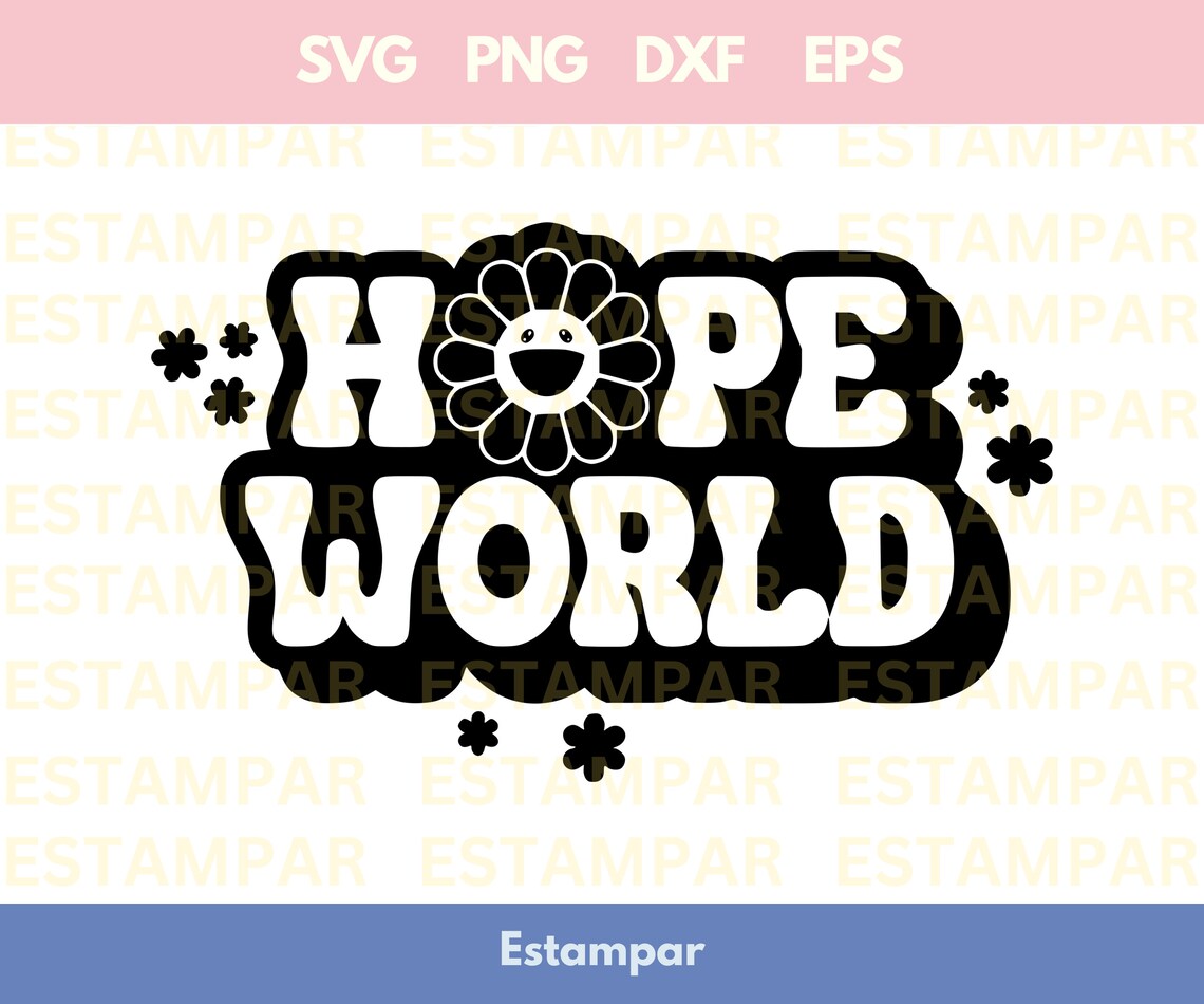 BTS Jhope Hope World Svg Eps Dxf Png BTS Decal Vector Files for Cricut ...