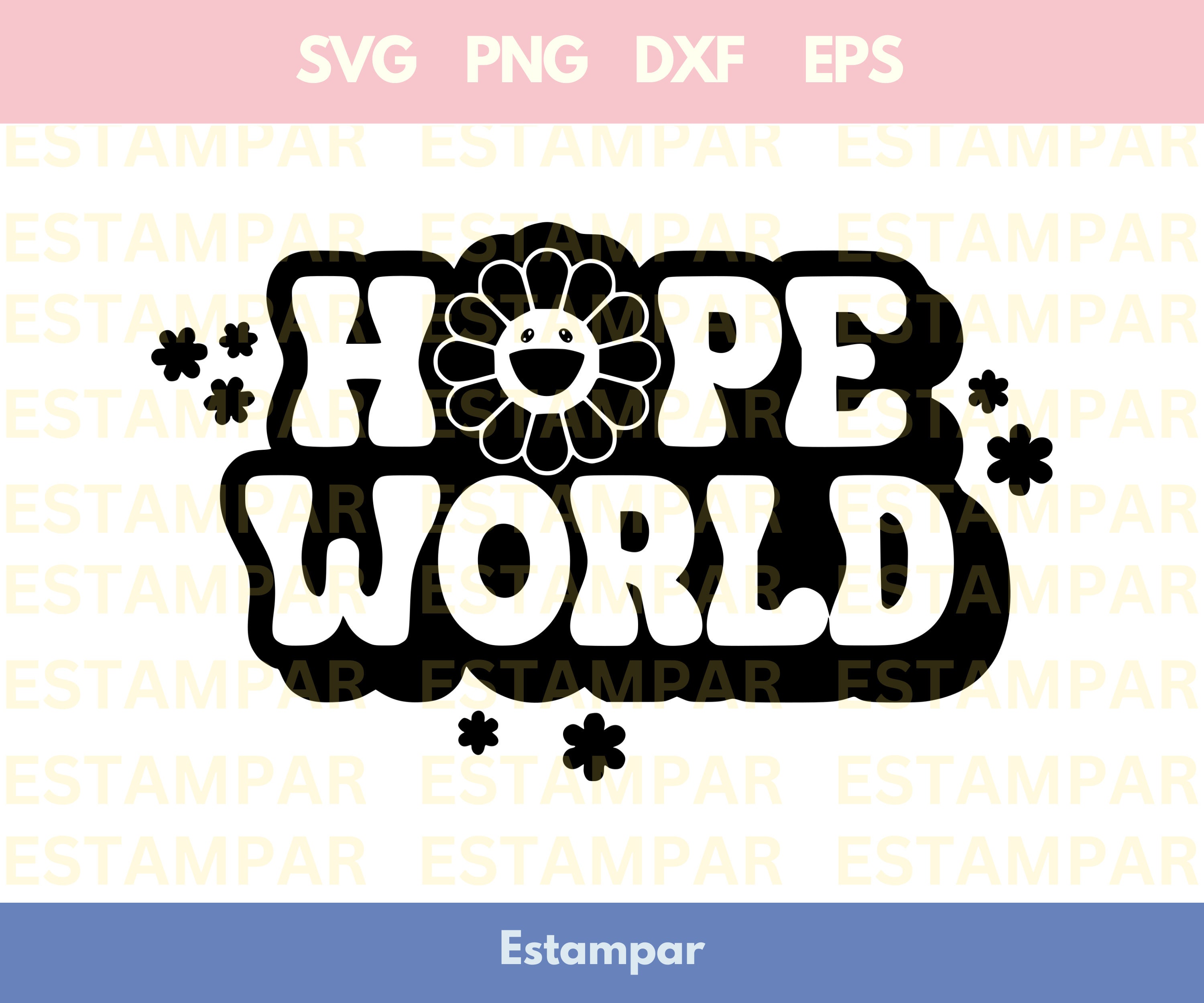 BTS Jhope Hope World Svg Eps Dxf Png | BTS Decal | Vector Files for ...