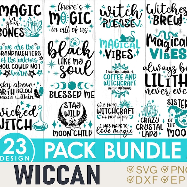 Wiccan Svg - Etsy