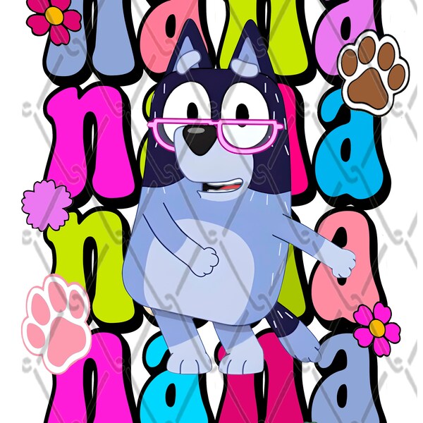 Bluey Png Nana - Etsy