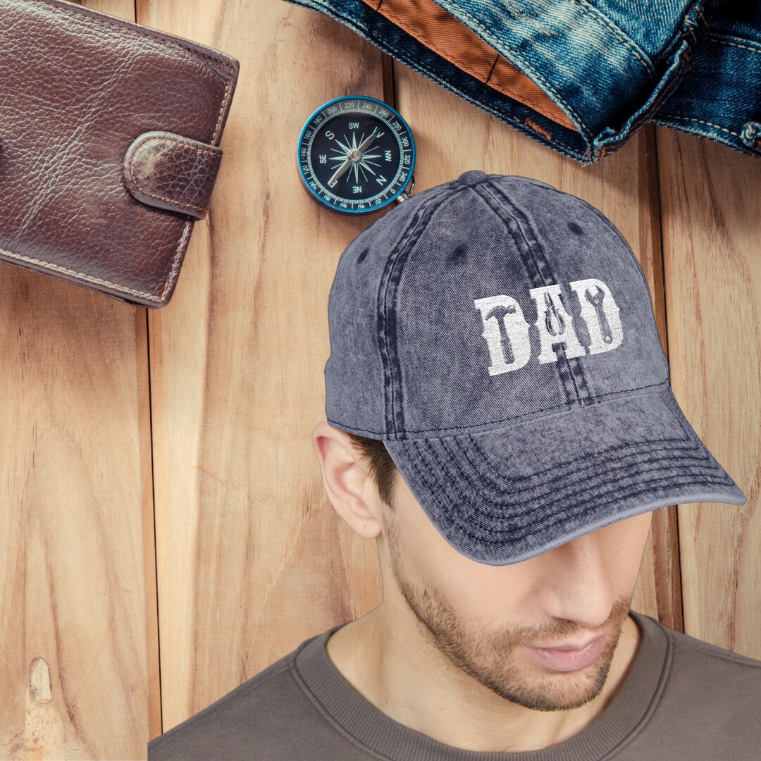 Embroidered Vintage Cap, Father's Day Gift, Vintage Look, Retro ...