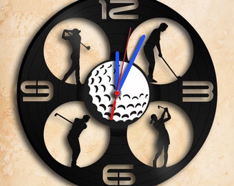 Golf Club Clock Made From Recycled Golf Irons BEST SELLER - Etsy