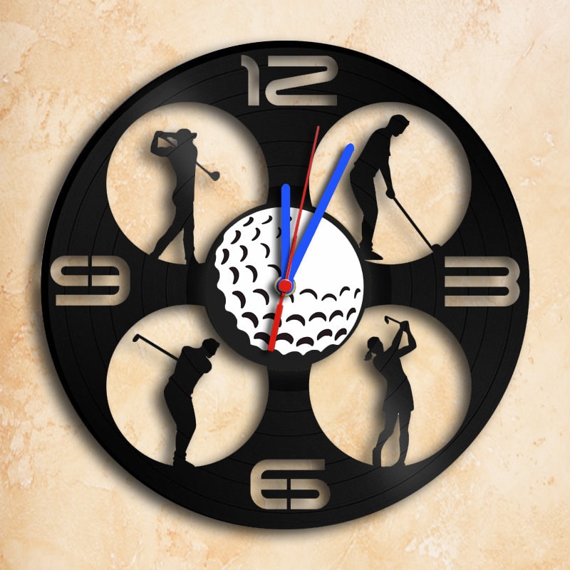 Golf Wall Clock - Etsy