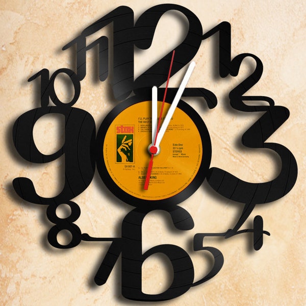 Vinyl Record Clock - Etsy