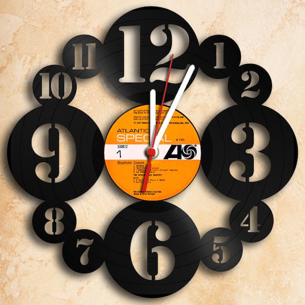 Vinyl Record Clock - Etsy
