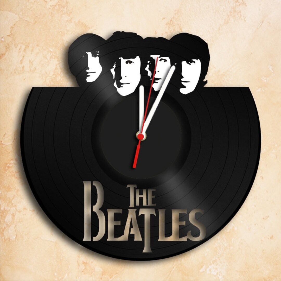 Music Band Wall Clock Vinyl Record Clock Handmade - Etsy