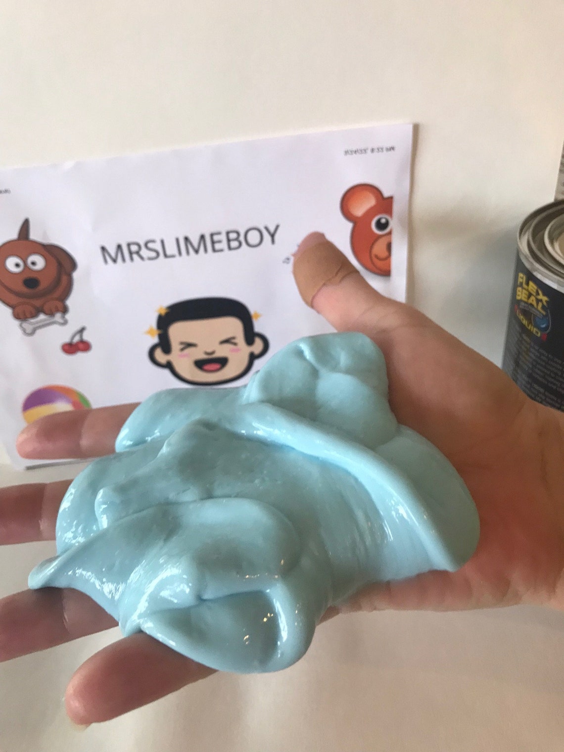 4 Oz. Fruity Bluey Slime | Etsy