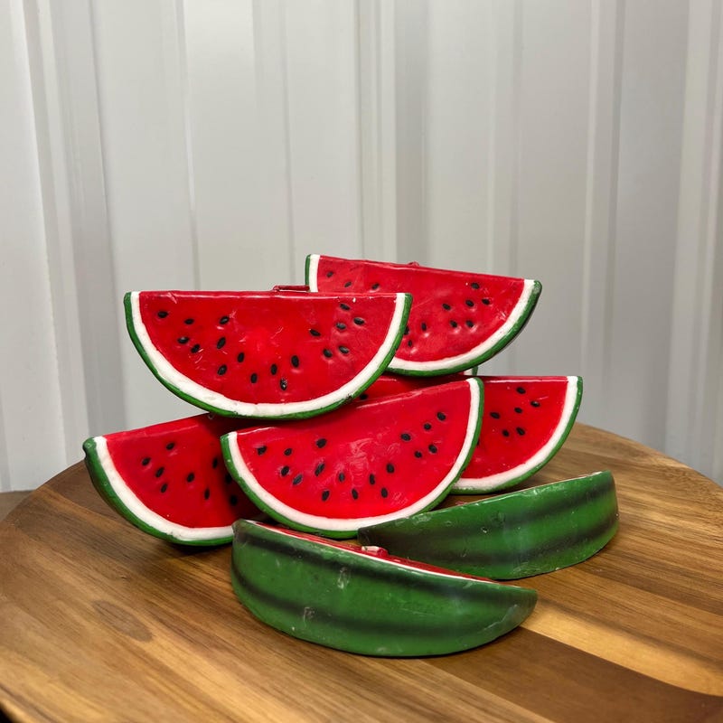 Watermelon Candle - Etsy