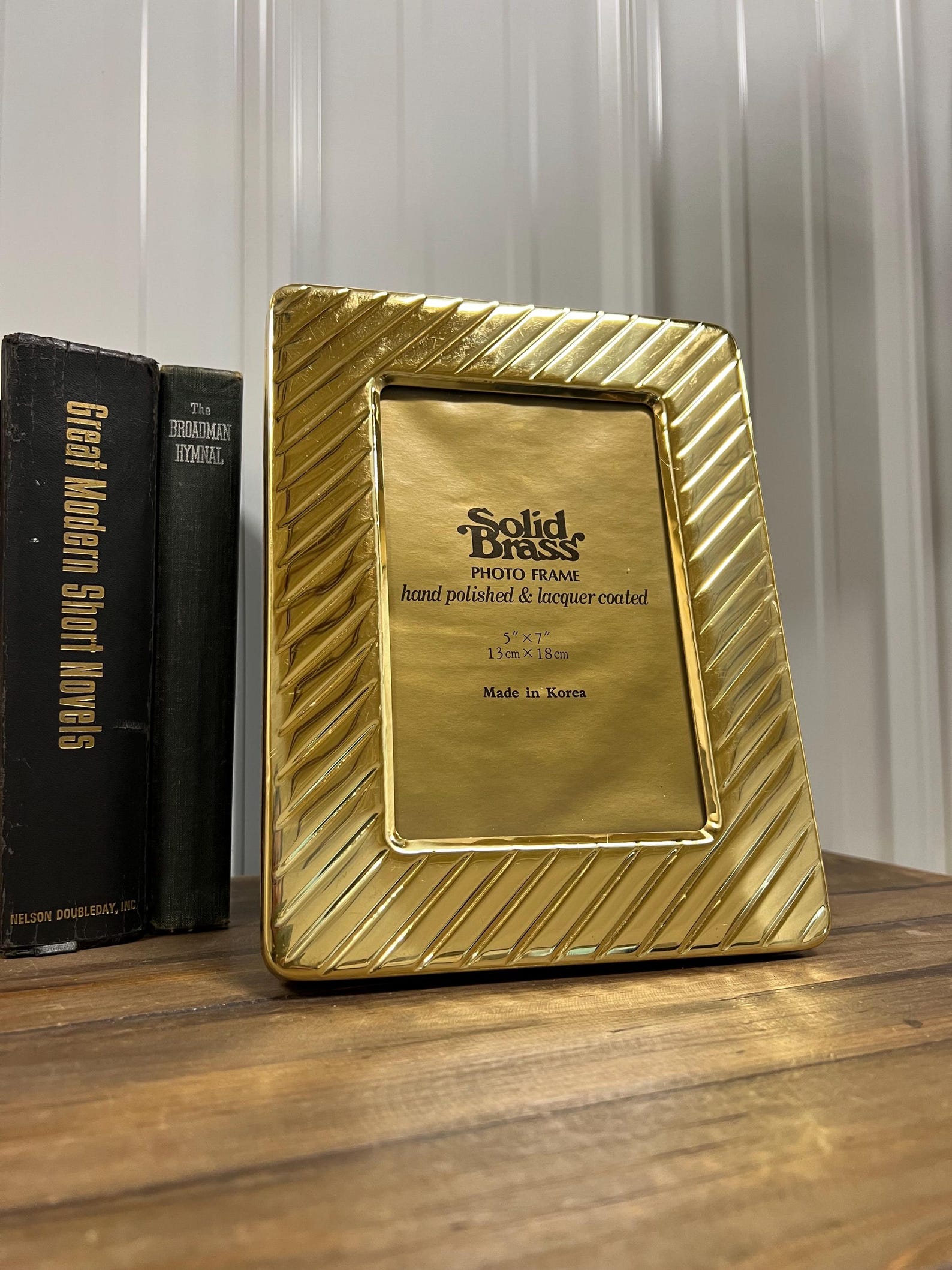 Vintage Brass Picture Frame and Photo Album Collectable Brass MCM Mid ...