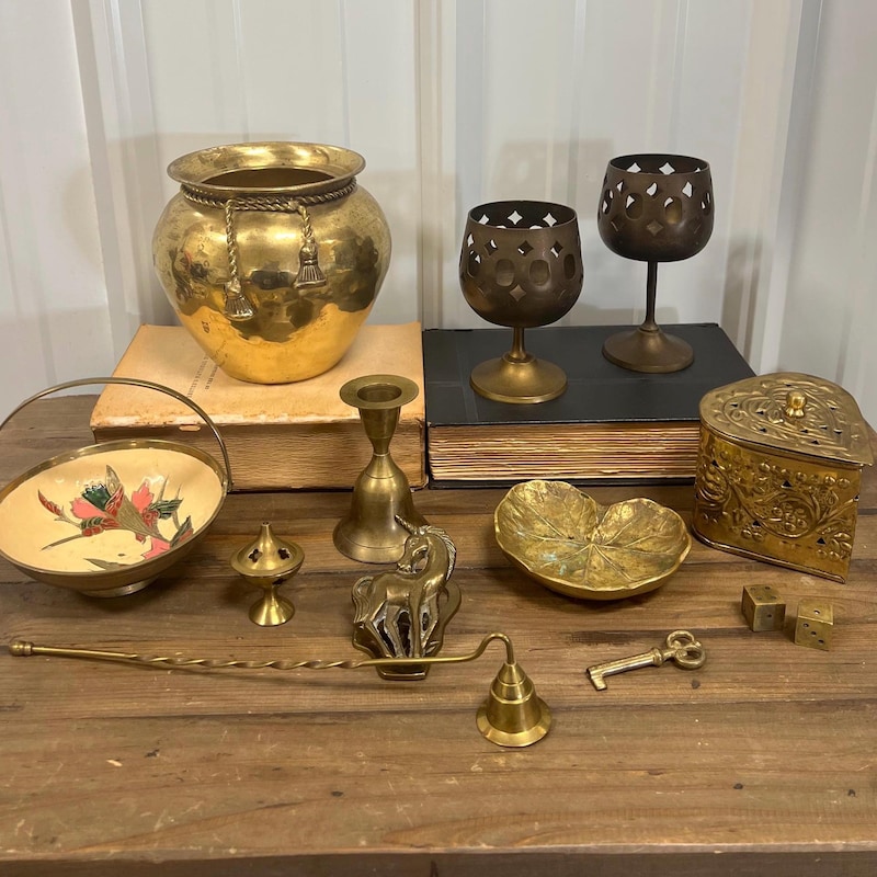 Brass Home Decor - Etsy