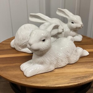 Vintage Bunnies - Set of 3 | Collectable Ceramic Bunnies | Shelf Sitter ...