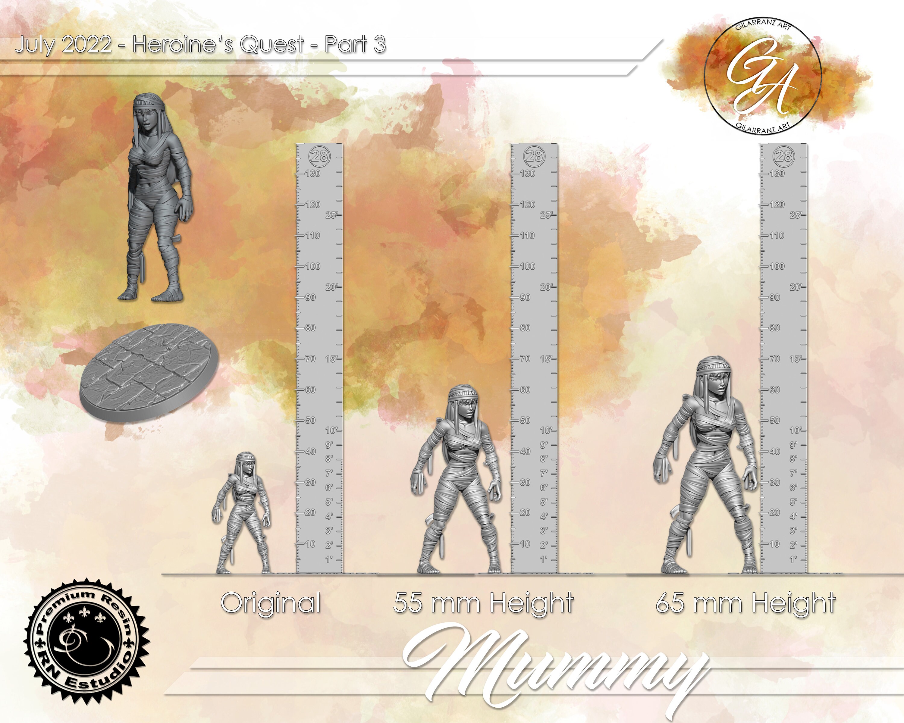 Heroine's Quest Part 3 Mummy Orc Sword Skeleton - Etsy España