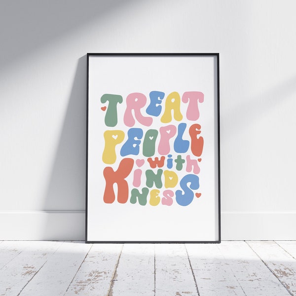 Treat People With Kindness - Etsy
