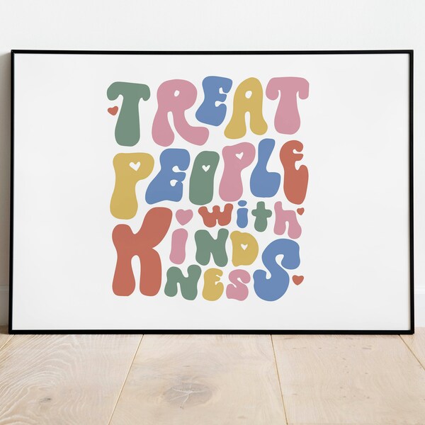 Treat People With Kindness - Etsy