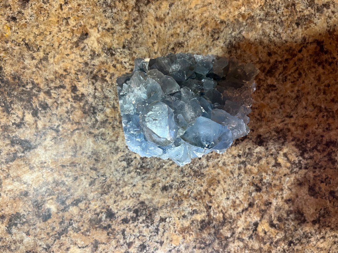 Large Celestite Cluster - Etsy