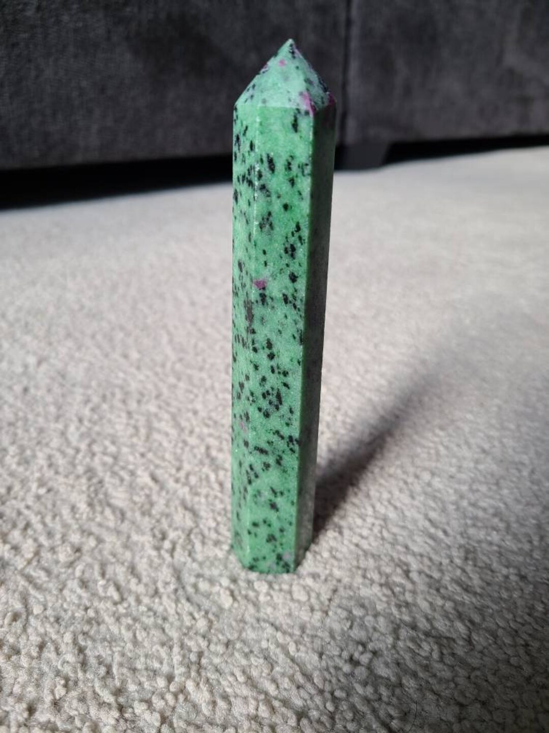 Tall Ruby Zoisite Tower - Etsy