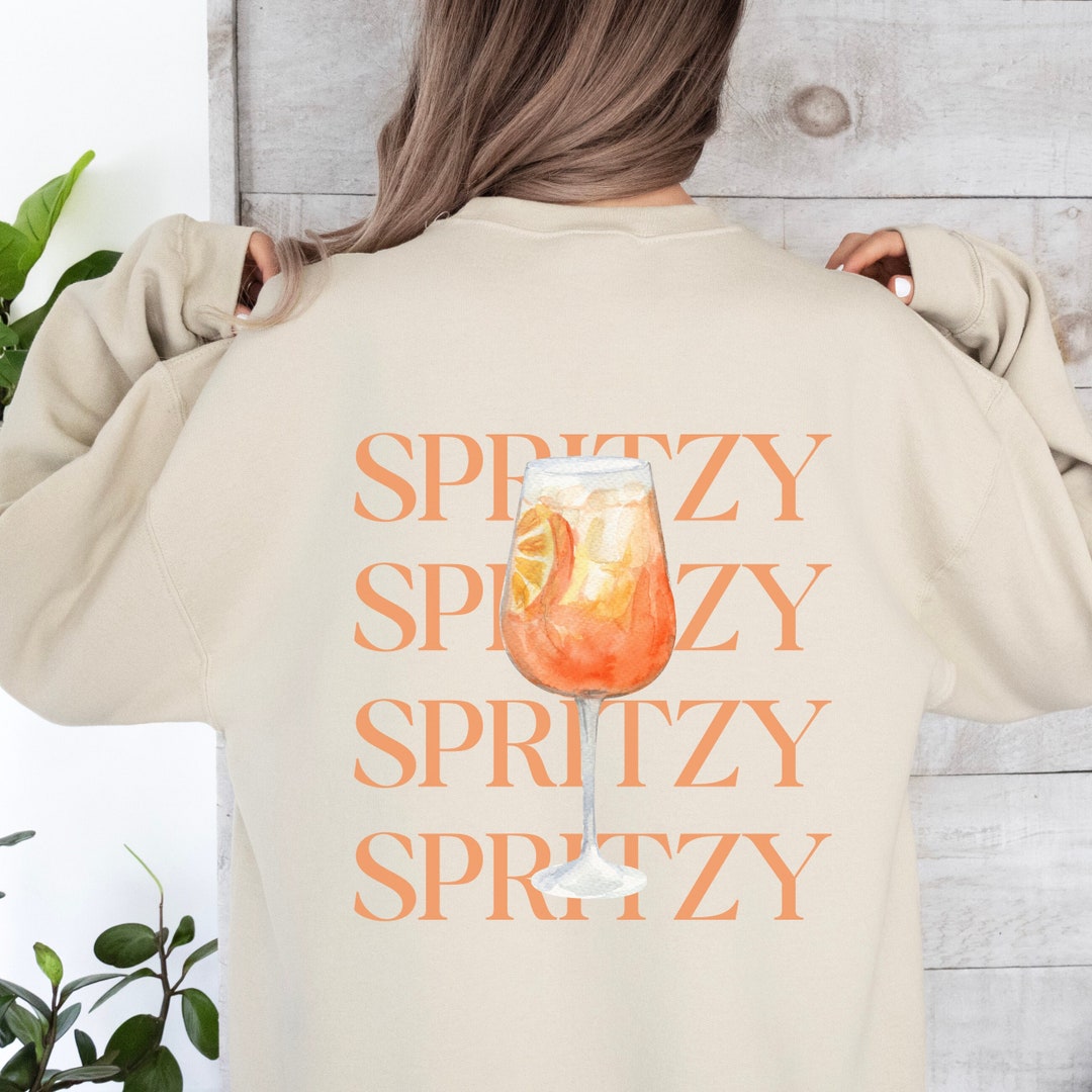 Aperol Spritz Sweatshirt: Feeling Spritzy Crewneck - Etsy