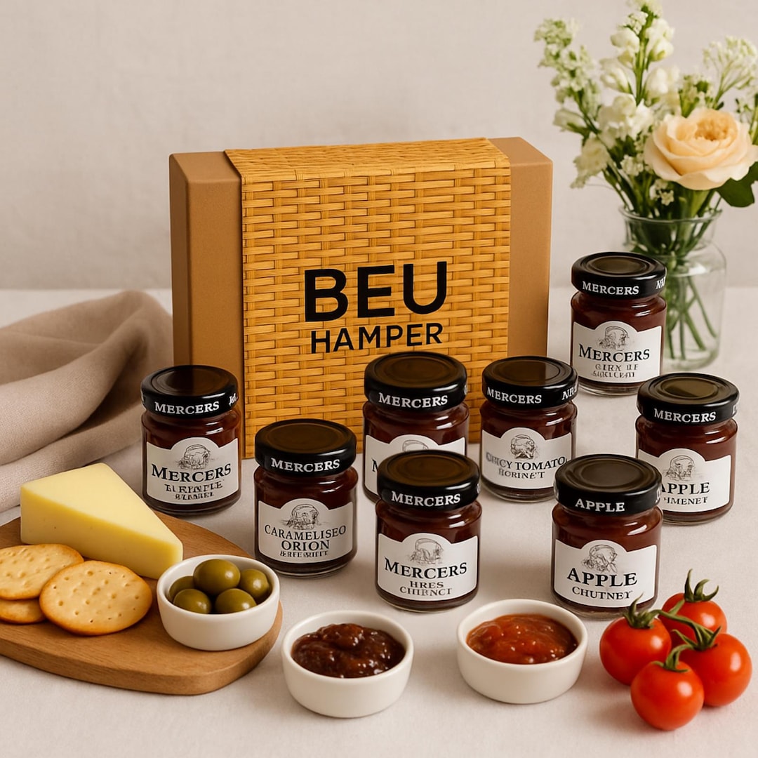 Chutney Hamper – 8 Premium Selection of Small Pots of Chutney for ...