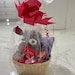 Teddy Bear Hamper - 25cm Soft Plush Bear, Chocolates, Candles, Rose and ...