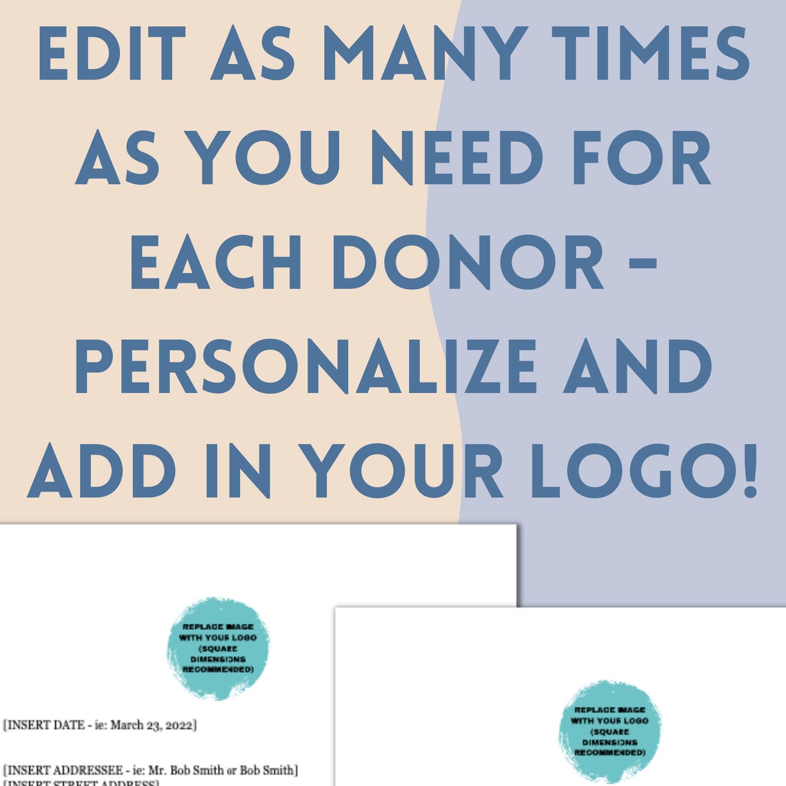 Pledge Reminder Letter Template Editable Non Profit Etsy pledge-reminder-letter-template-editable-non-profit-etsy