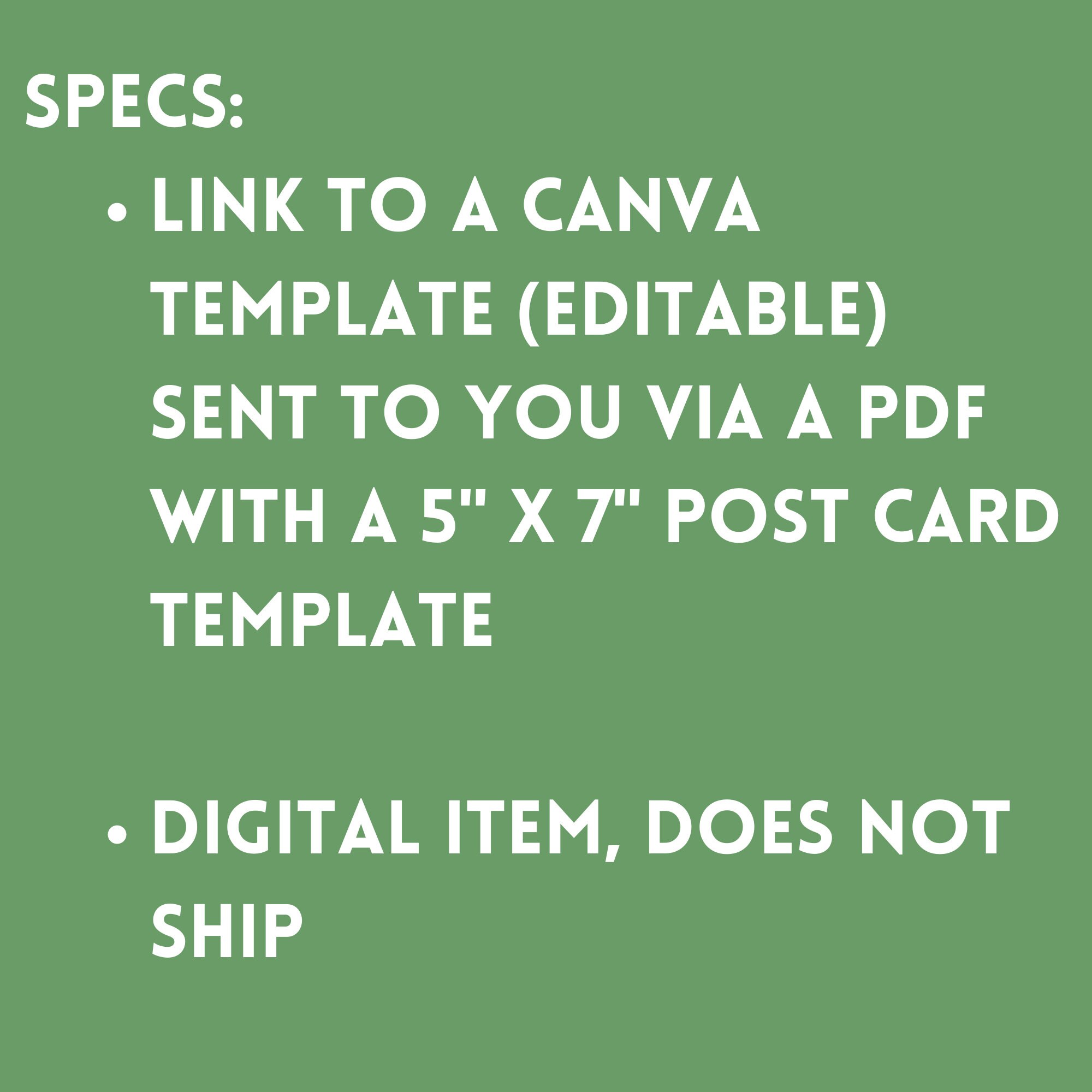 Donation Thank You Post Card Fundraising Canva Template - Etsy