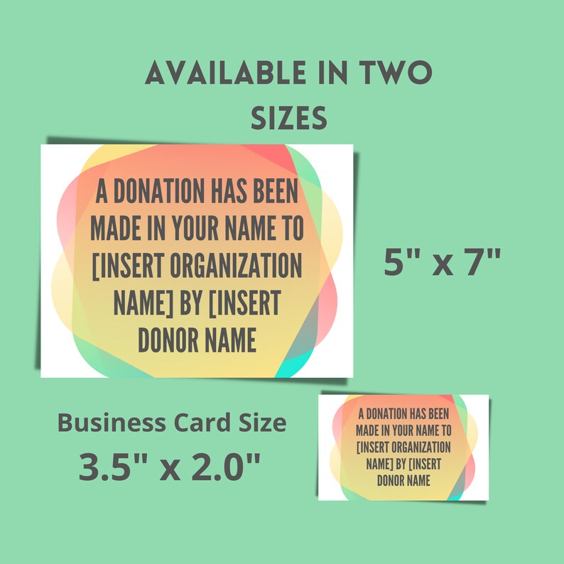 Gift Made in Your Name Card Canva Template, Printable for Wedding ...