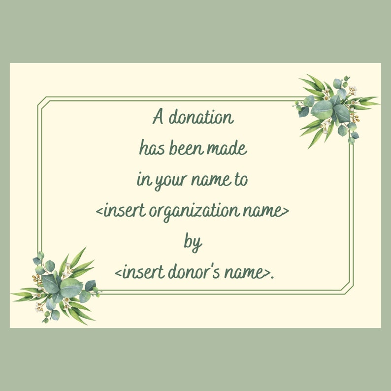 Gift Made in Your Name Card Canva Template Printable for - Etsy