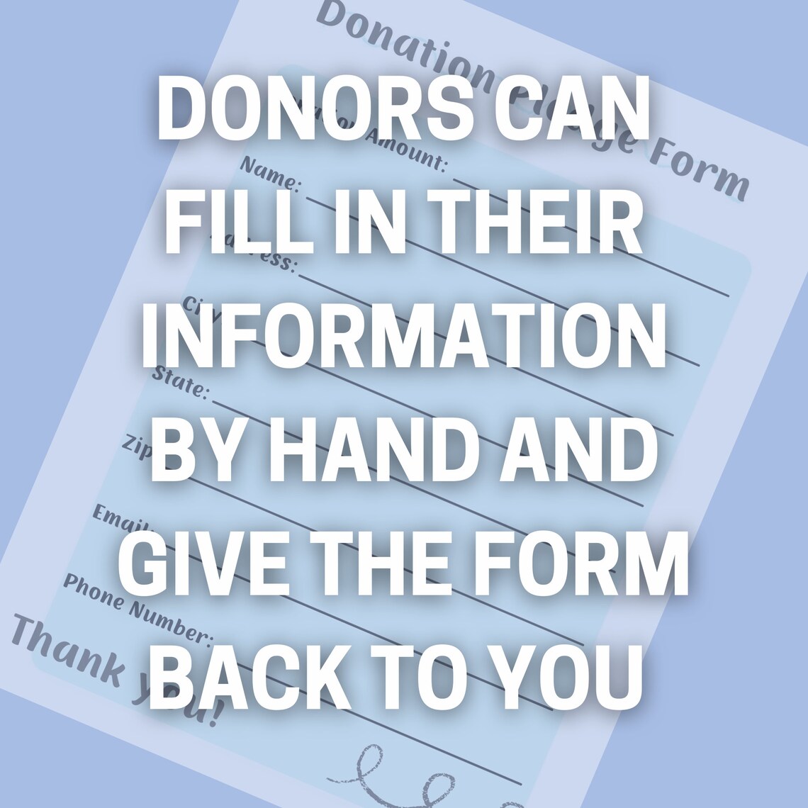 Donation Form Printable, Donation Flyer, Fundraising Form, School ...