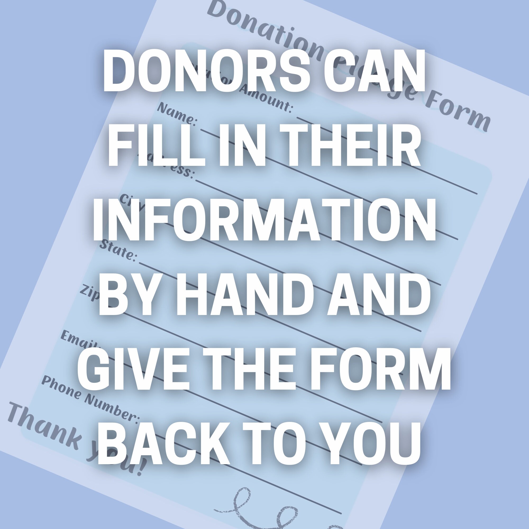 Donation Form Printable, Donation Flyer, Fundraising Form, School ...