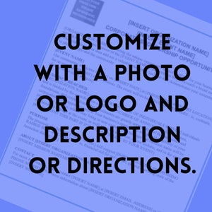 Sponsorship Solicitation Package Template, Printable Editable ...