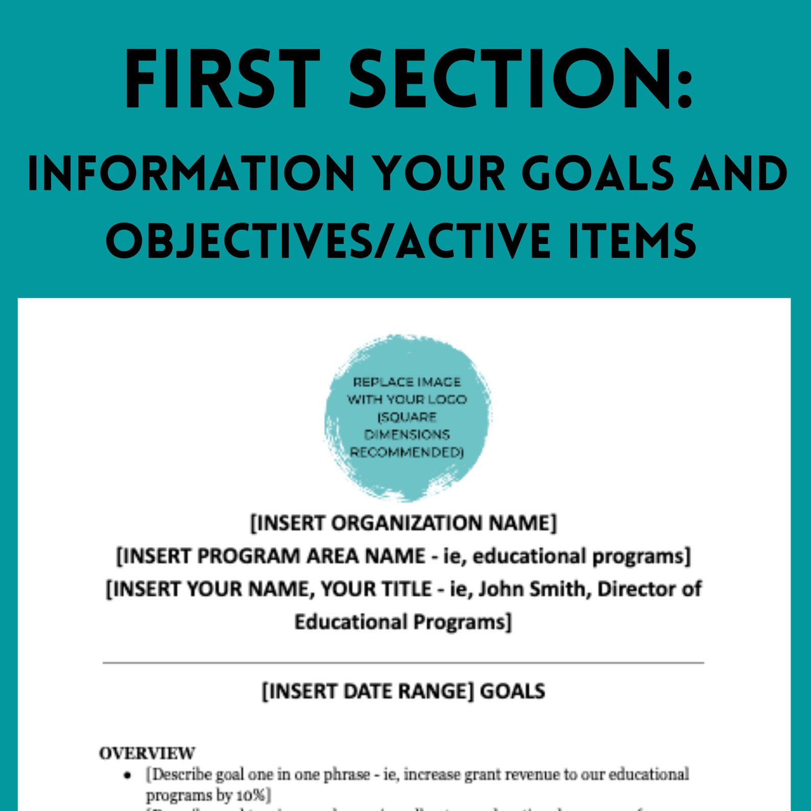 Program Plan and Timeline Template Editable Strategic Plan - Etsy