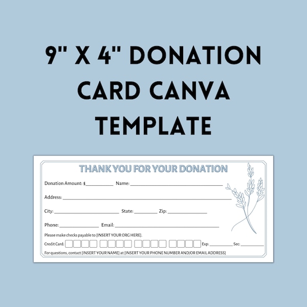 Church Pledge Cards - Etsy
