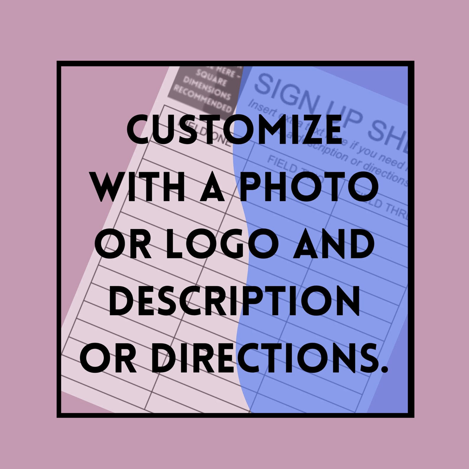 Editable Sign up Sheet Templates, Non Profit Mailing List, Small ...