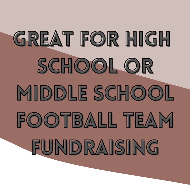 Football Team Donation Form 3 per Page, Middle School, High School ...