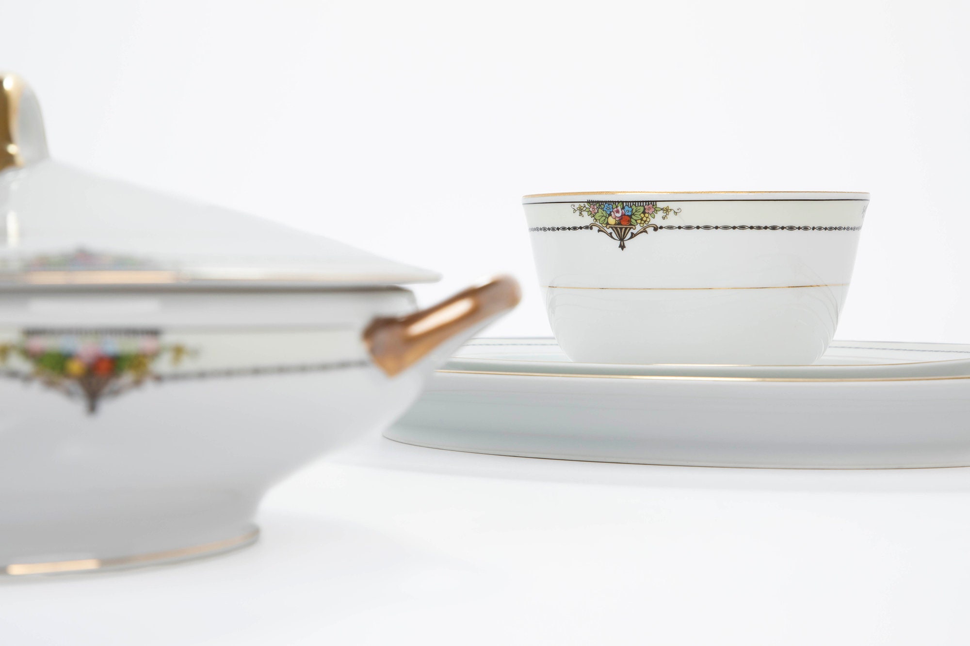 Antique Noritake Gotham (gold) China Set Circa 1921 - Etsy