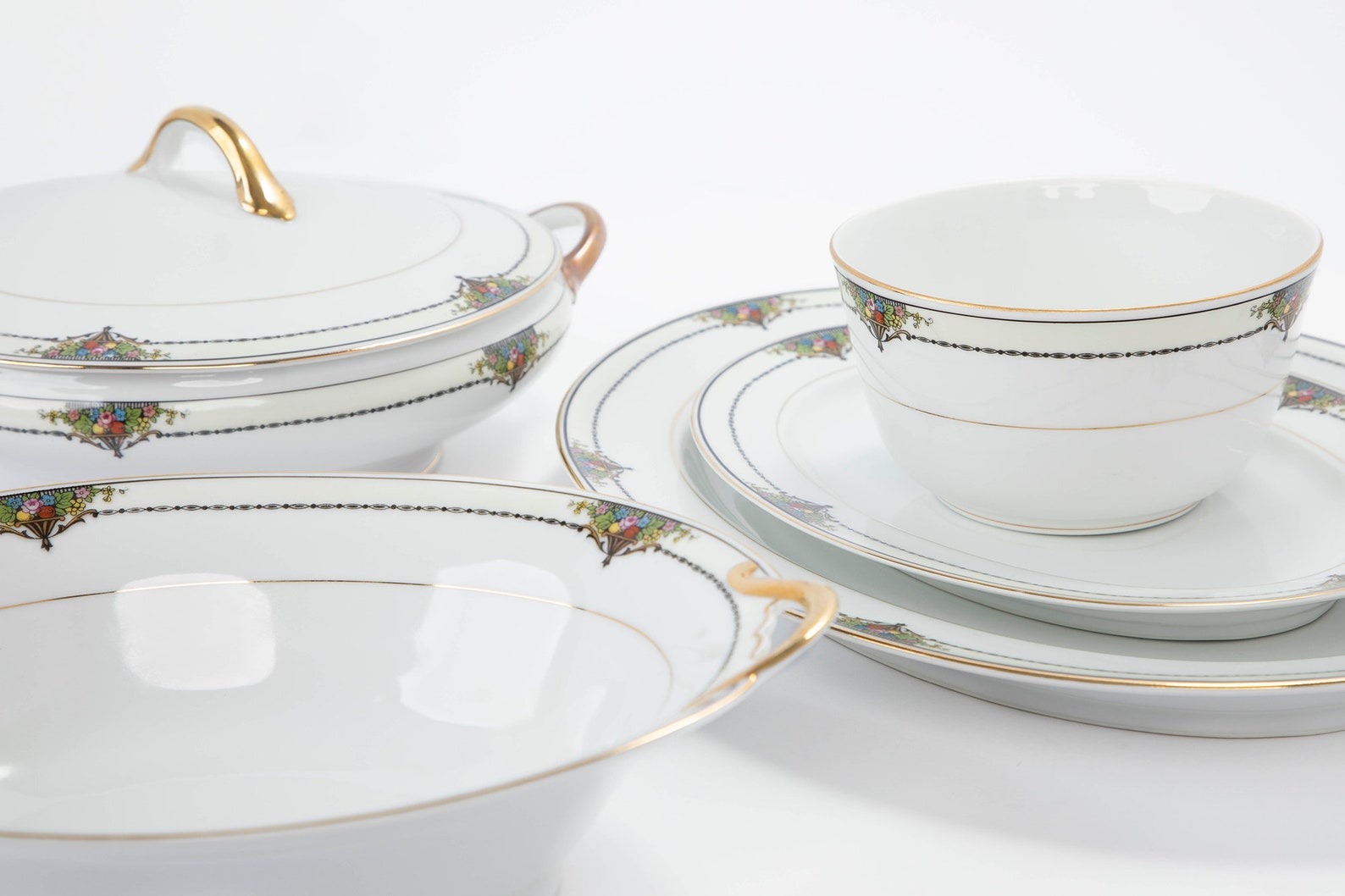 Antique Noritake Gotham (gold) China Set Circa 1921 - Etsy