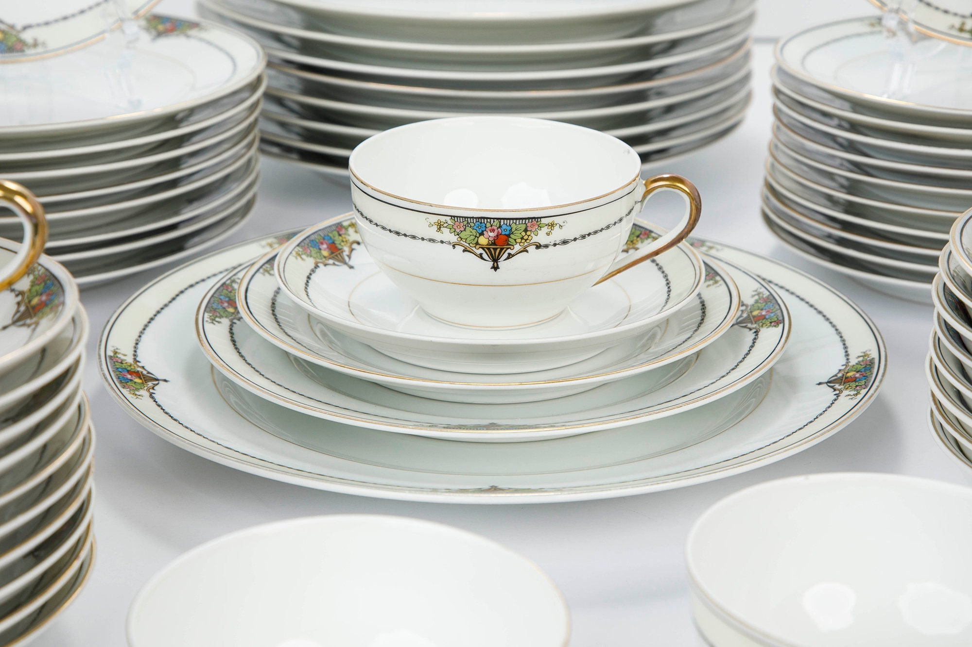 Antique Noritake Gotham (gold) China Set Circa 1921 - Etsy