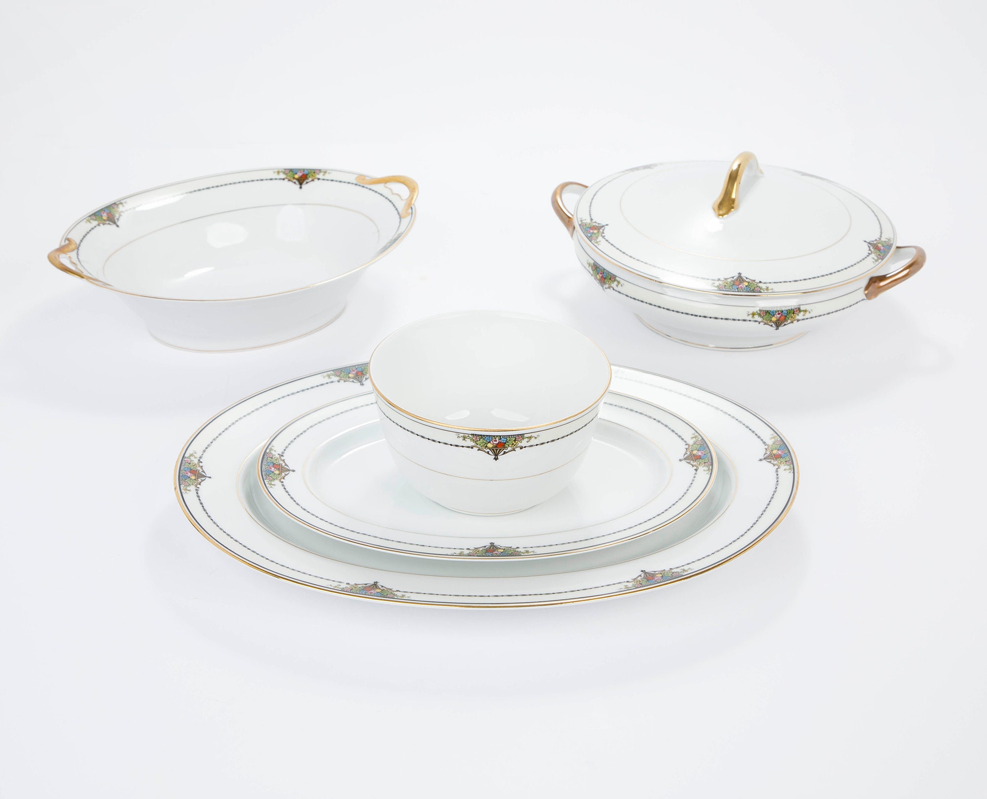 Antique Noritake Gotham (gold) China Set Circa 1921 - Etsy