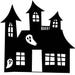 Printable Halloween Themed Black PNG Stickers, Spooky, Autumn, Digital ...
