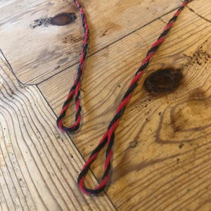 Flemish Twist Bowstring - Red and Black - Etsy