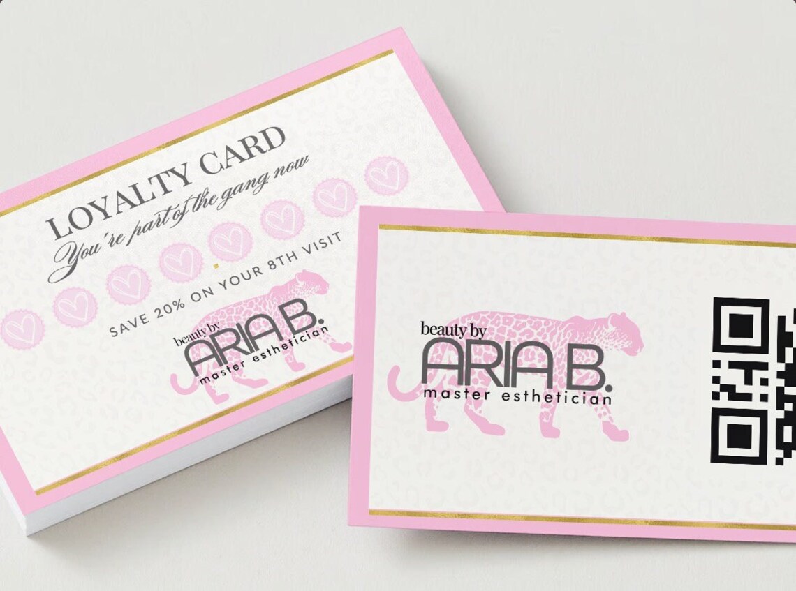 Loyalty Card, Discount Card, VIP Rewards Card, Business Card, Punch ...