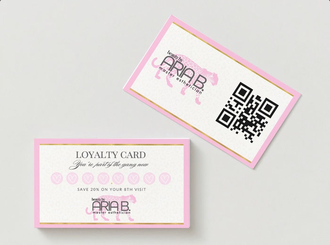 Loyalty Card, Discount Card, VIP Rewards Card, Business Card, Punch ...