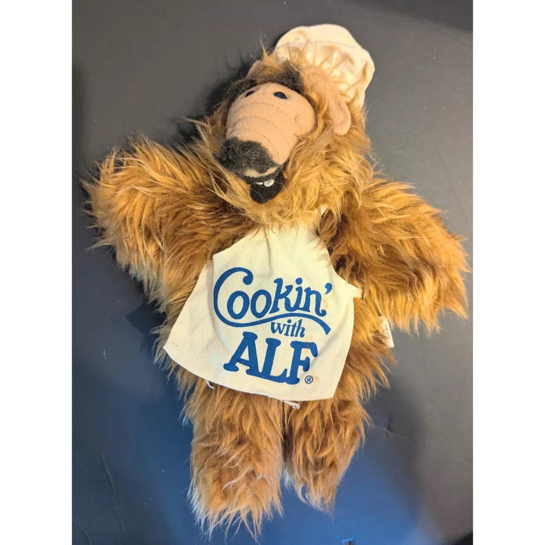 Alf, Vintage Cookin With Alf Chef Hand Puppet 1988 Burger King - Etsy