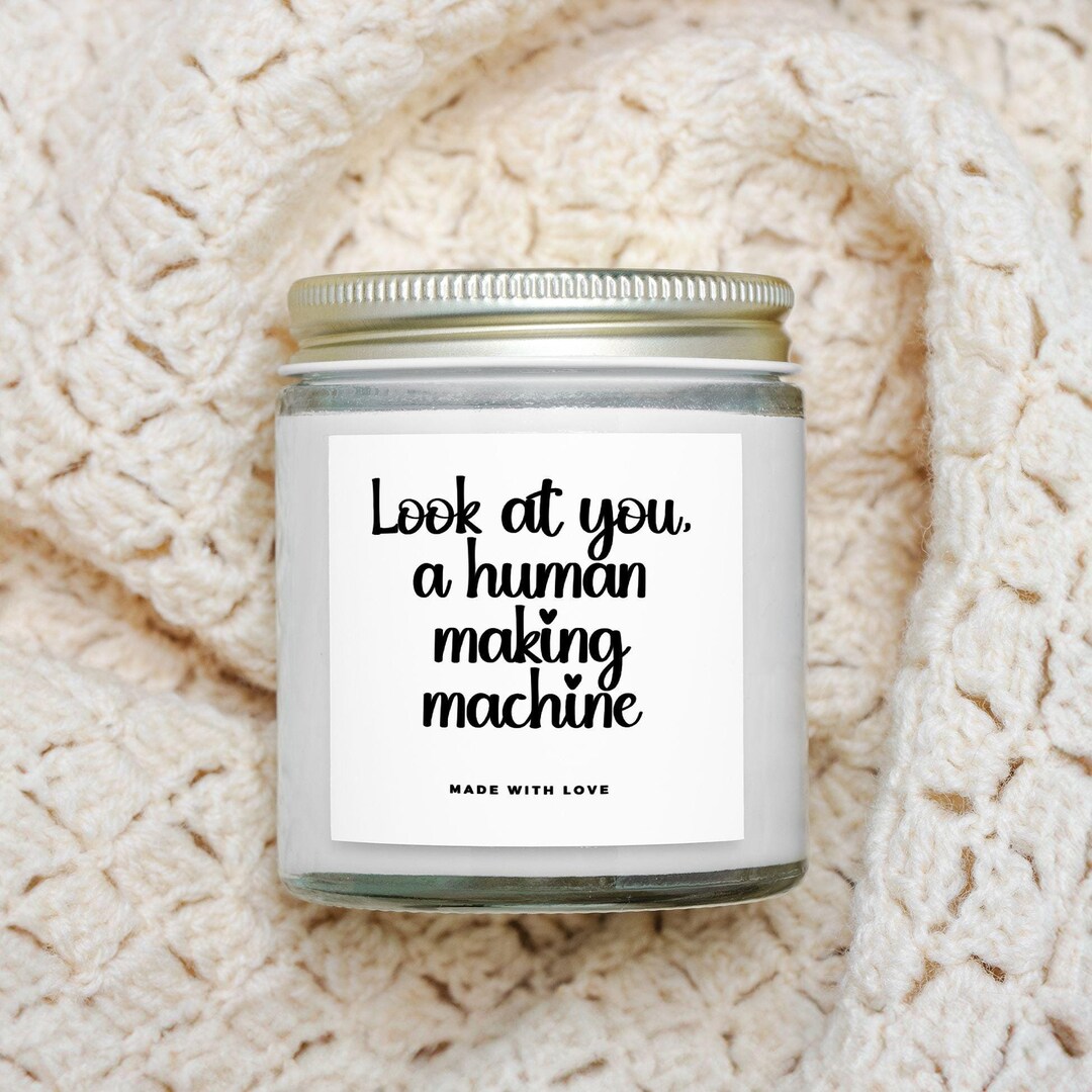 Pregnant Candle Gift, Mom-to-be Candle, Pregnancy Announcement Gift ...