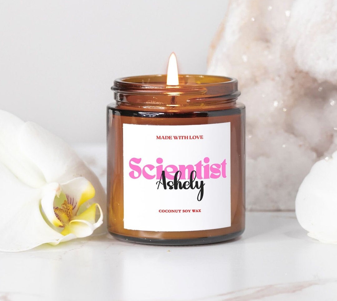 Personalized Scientist Candle Gift, Promotion Scientist, Medical Lab ...