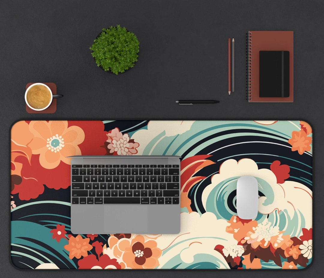Japanese Ukiyo-e Desk Mat, Deskmat, Japanese Desk Mat, Japanese Mouse ...