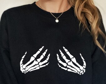 Skeleton Hand Bra - Etsy