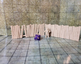 28mm Miniature Fence - Etsy