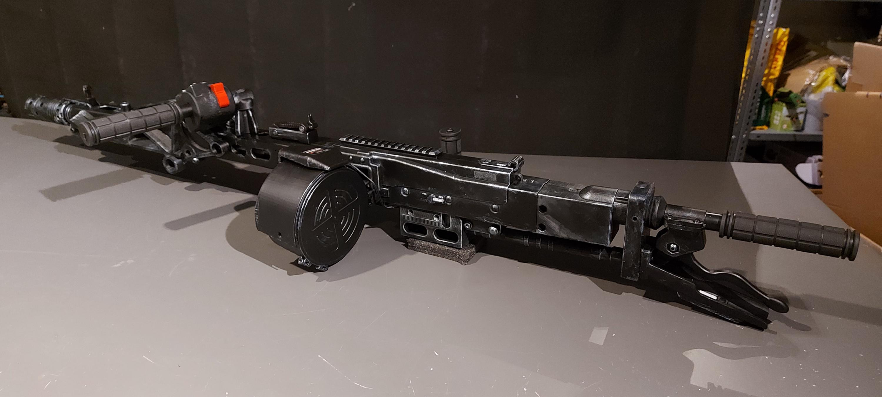 Aliens M56 Smart Gun 1:1 Replica Custom Made With Weathering and Sound ...